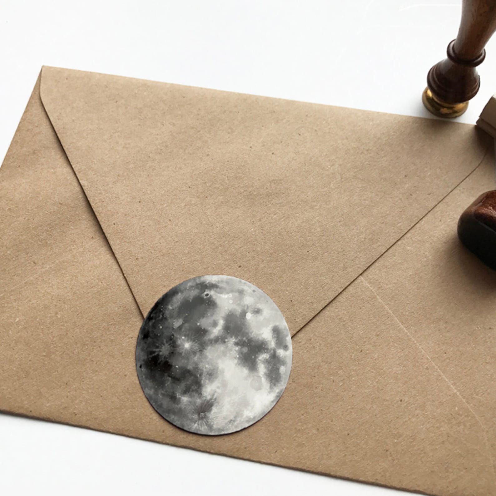 Moon Vinyl Sticker 2 Inches Unique Moon Decal Laptop Sticker - Etsy