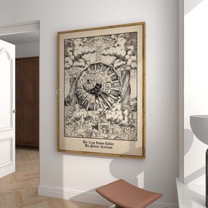 CERN Medieval Style Poster, Print, Cross Hatching Wall Decor, Physics ...