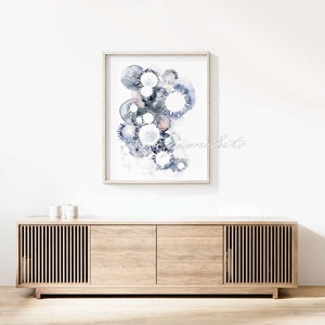 Watercolor Epstein-barr Virus Art Print, Virology Art, Watercolor ...