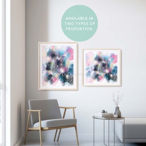 Firing Synapse Galaxy Abstract Art Biology Poster, Science Art Print ...