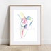 Dog Elbow Bone Art Print, Dog Skeletal System Art, Veterinary Decor ...