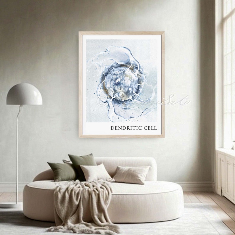 Dendritic Cell Innate Immunity Art Print Blood Cell Cytology - Etsy