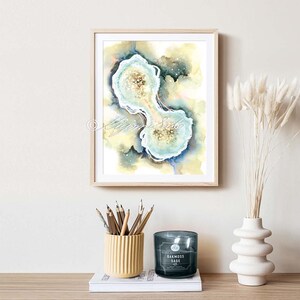 Cell Duplication Abstract Art Biology Poster Science Biochemistry Art ...