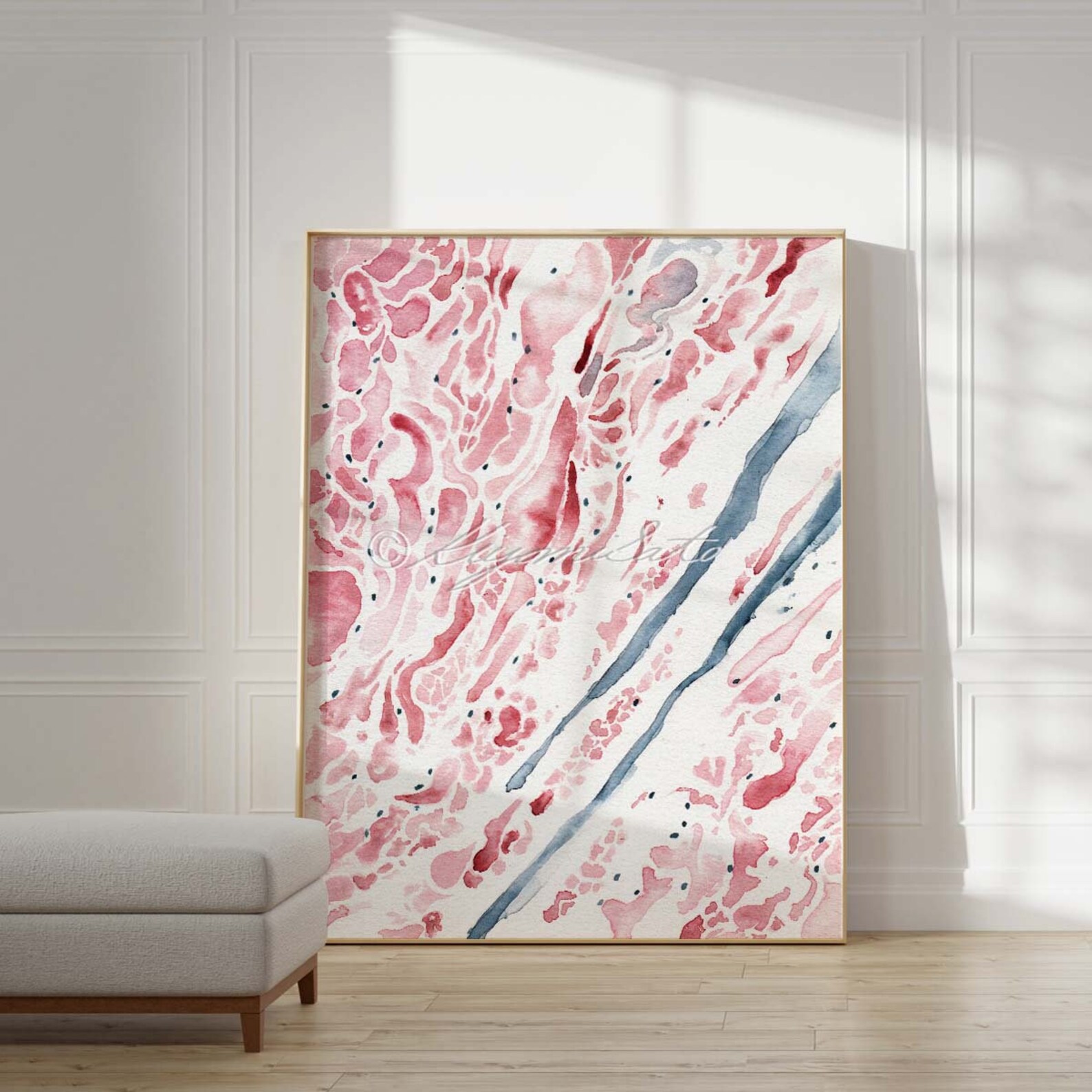Connective Tissue Art Collagen Bundle Histology Art Science - Etsy