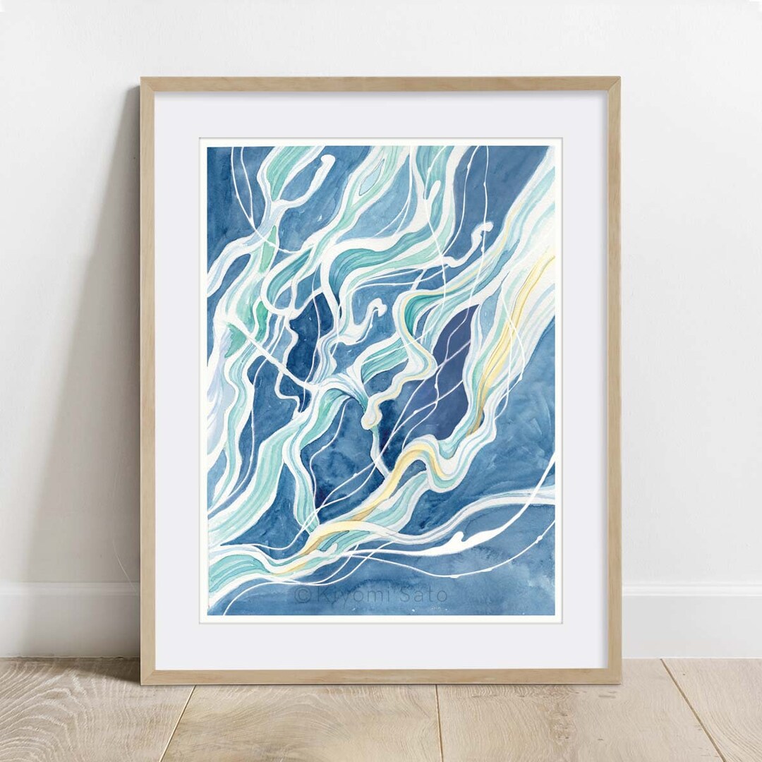 Collagen Bundles, Science Art Print, Biology Wall Decor Histology ...