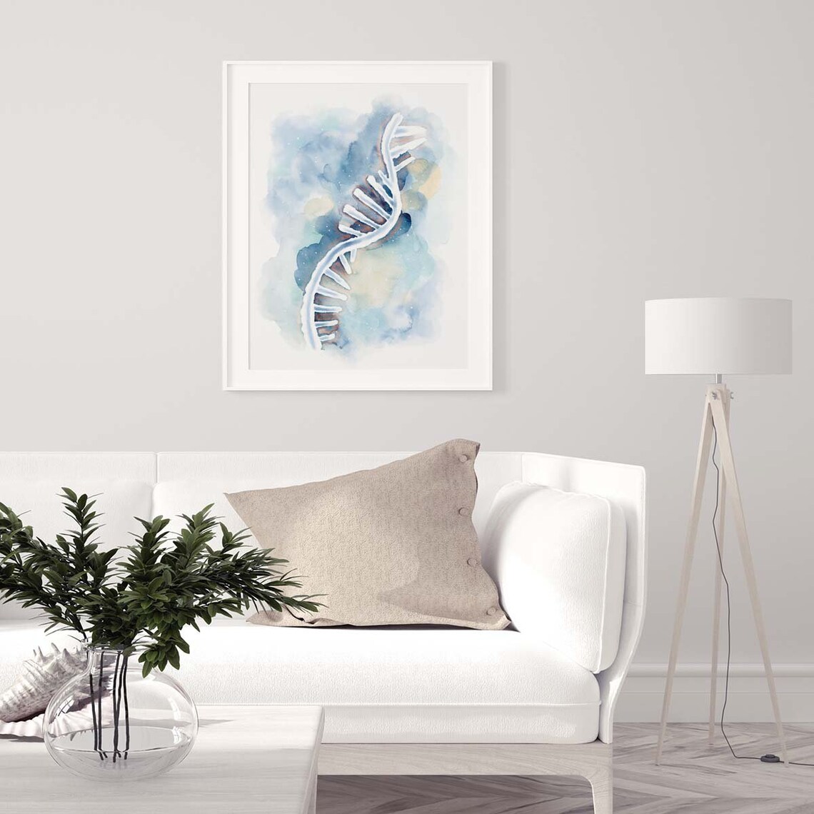 RNA Abstract Art Genetics Poster Molecular Biology Print - Etsy