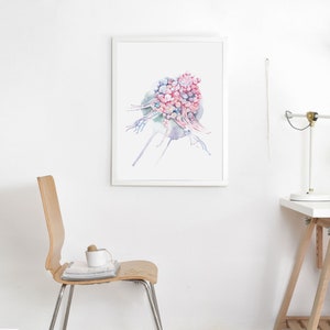 Neoplasm Science Art, Print, Molecular Biology Poster, Biology Wall ...