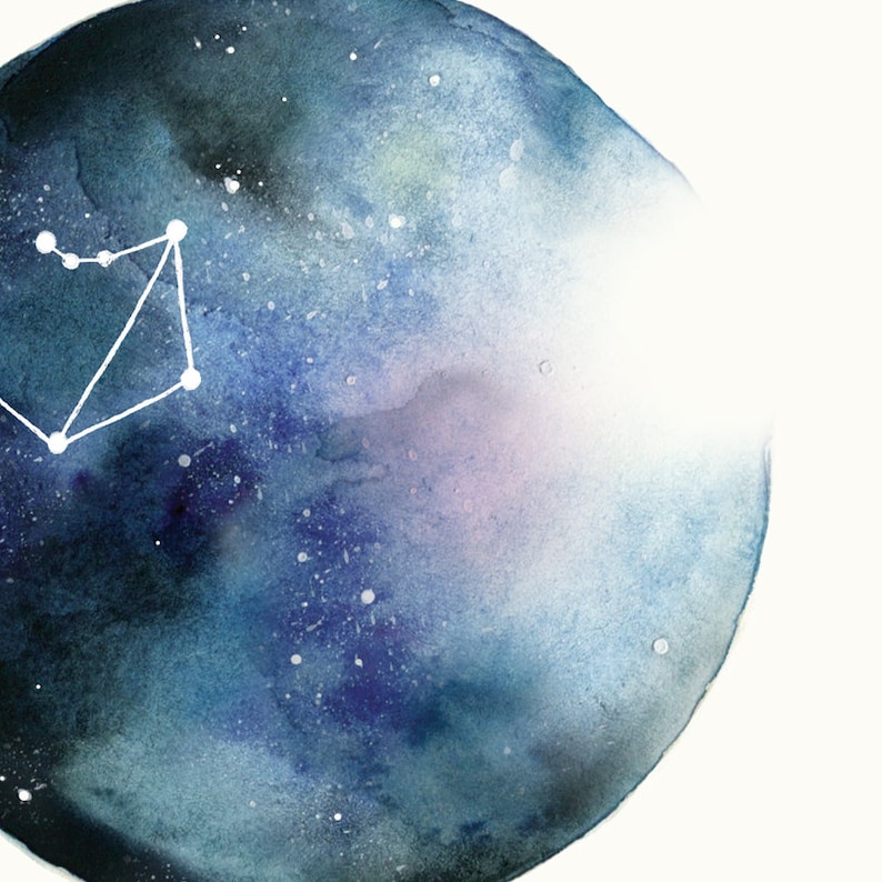 Libra Constellation Art Astrological Sign Art Poster - Etsy