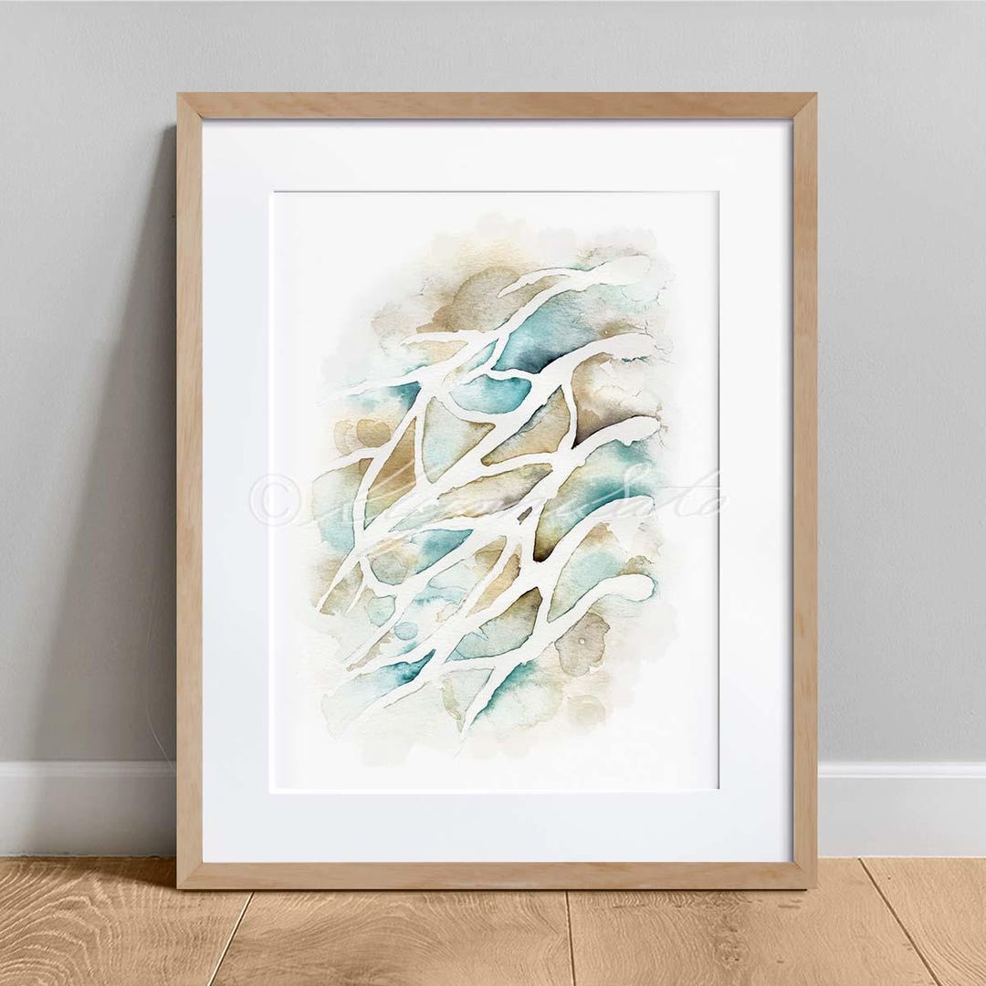 Cervical Spinal Nerves Abstract Art Print, Orthopedics Wall Decor ...