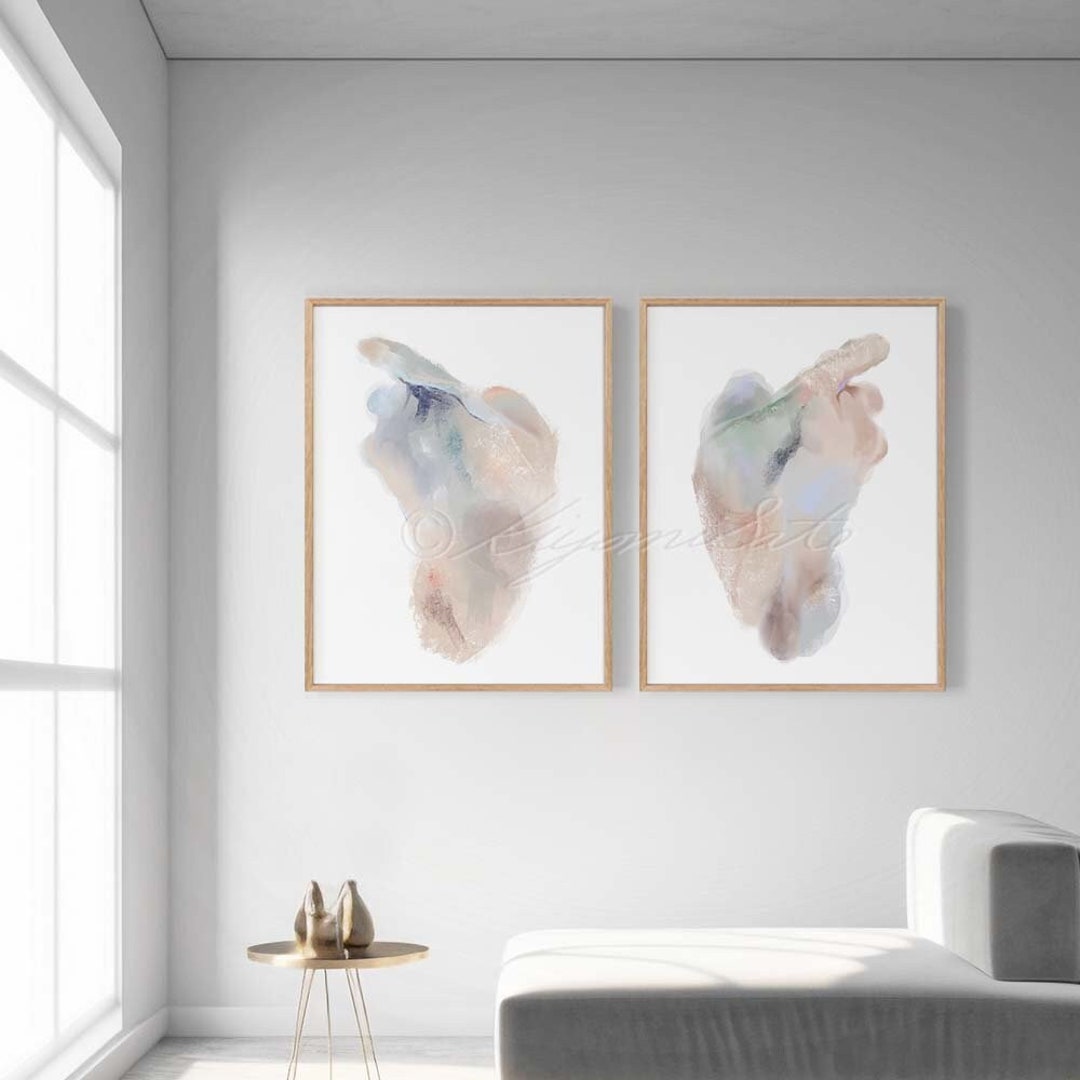 Scapula Abstract Art Set of 2, Orthopedics Art, Science Art Poster ...
