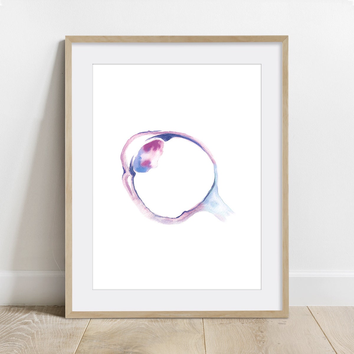 Eye Cross Section Poster Optometry Science Art Print - Etsy