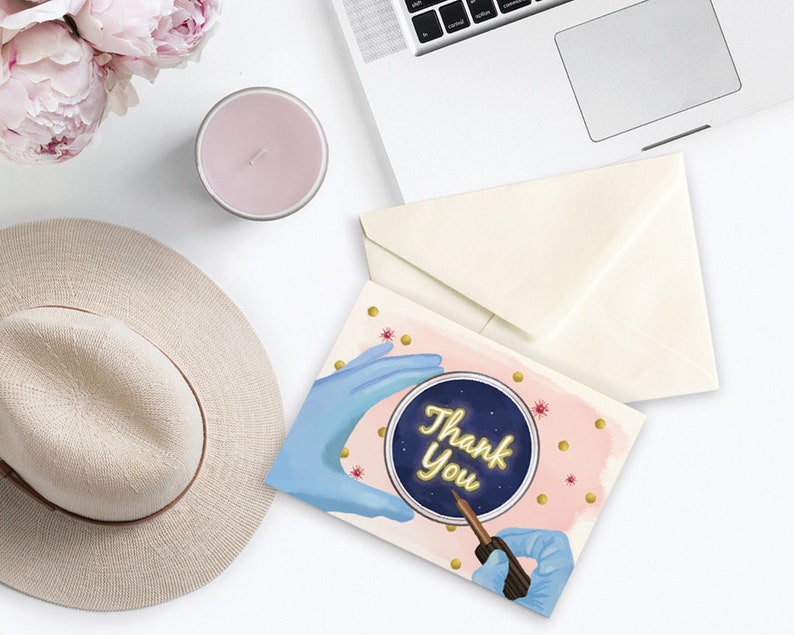 Thank You Card for Microbiology professor Chemistry Biology | Etsy