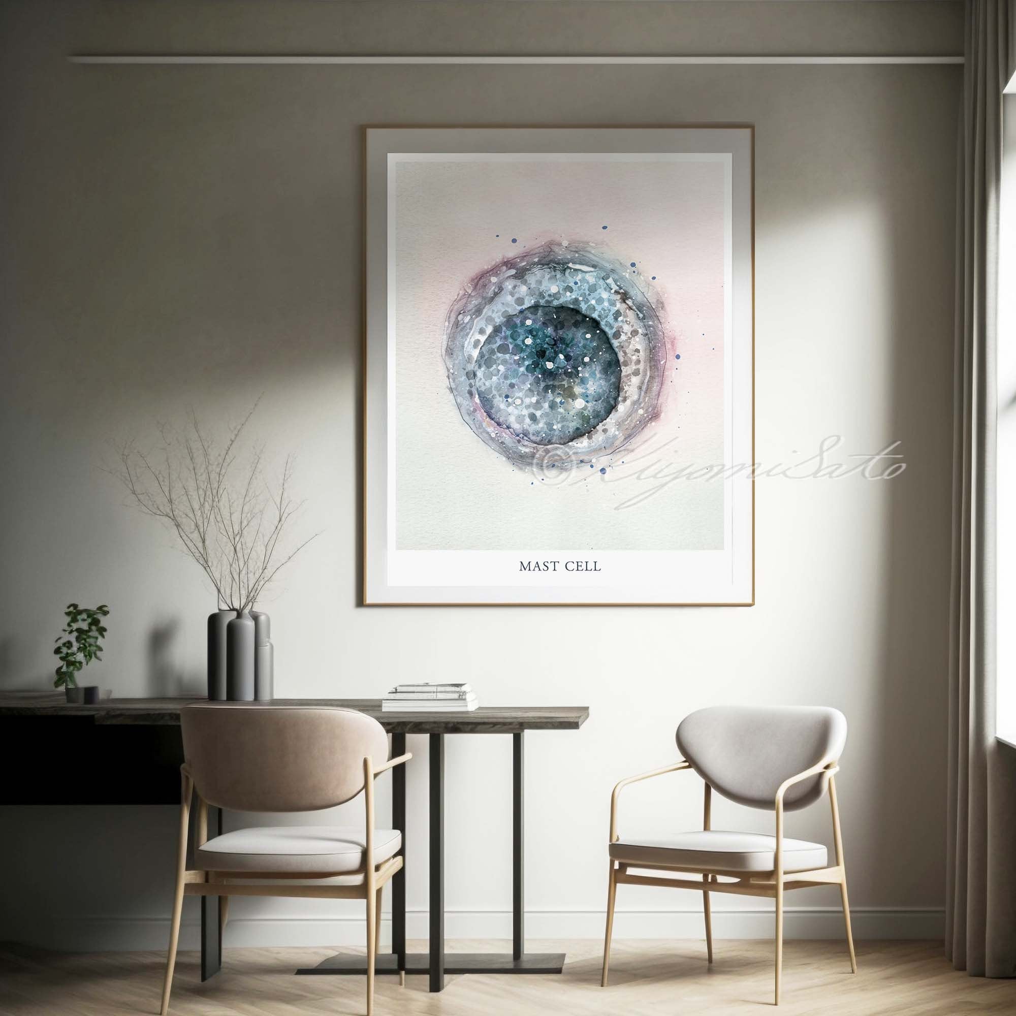 Mast Cell Innate Immunity Art Print White Blood Cell Cytology ...