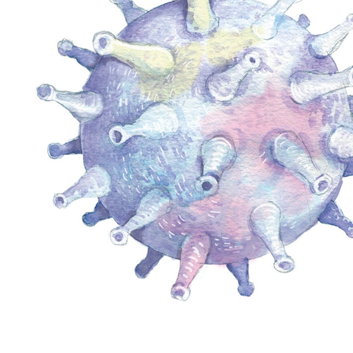 RNA Virus Science Art Wall Decor Molecular Biology Poster | Etsy