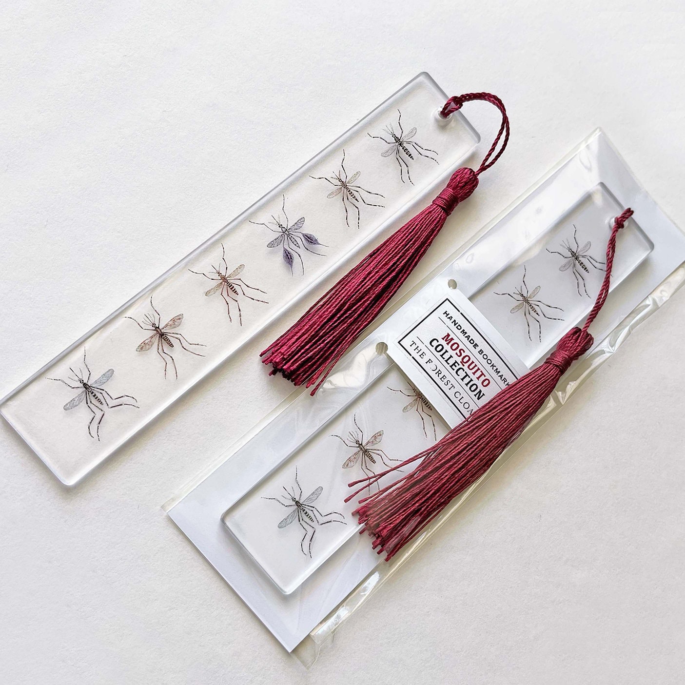 Mosquito Collection Clear Bookmark, Unique Science Gift, Microbiology ...