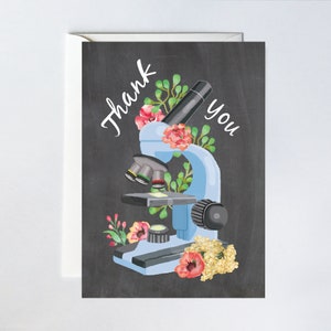 Thank You Card for Science Teacher, Professor, Appreciation Greeting ...