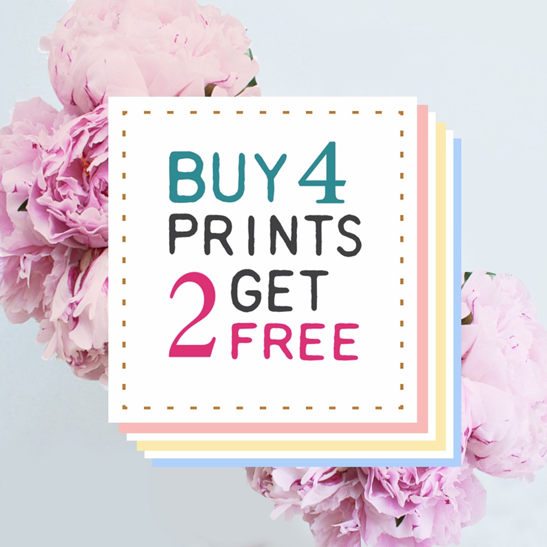 Buy 4 Prints Get 2 Prints FREE, Poster Set, Science Art, Bundle ...