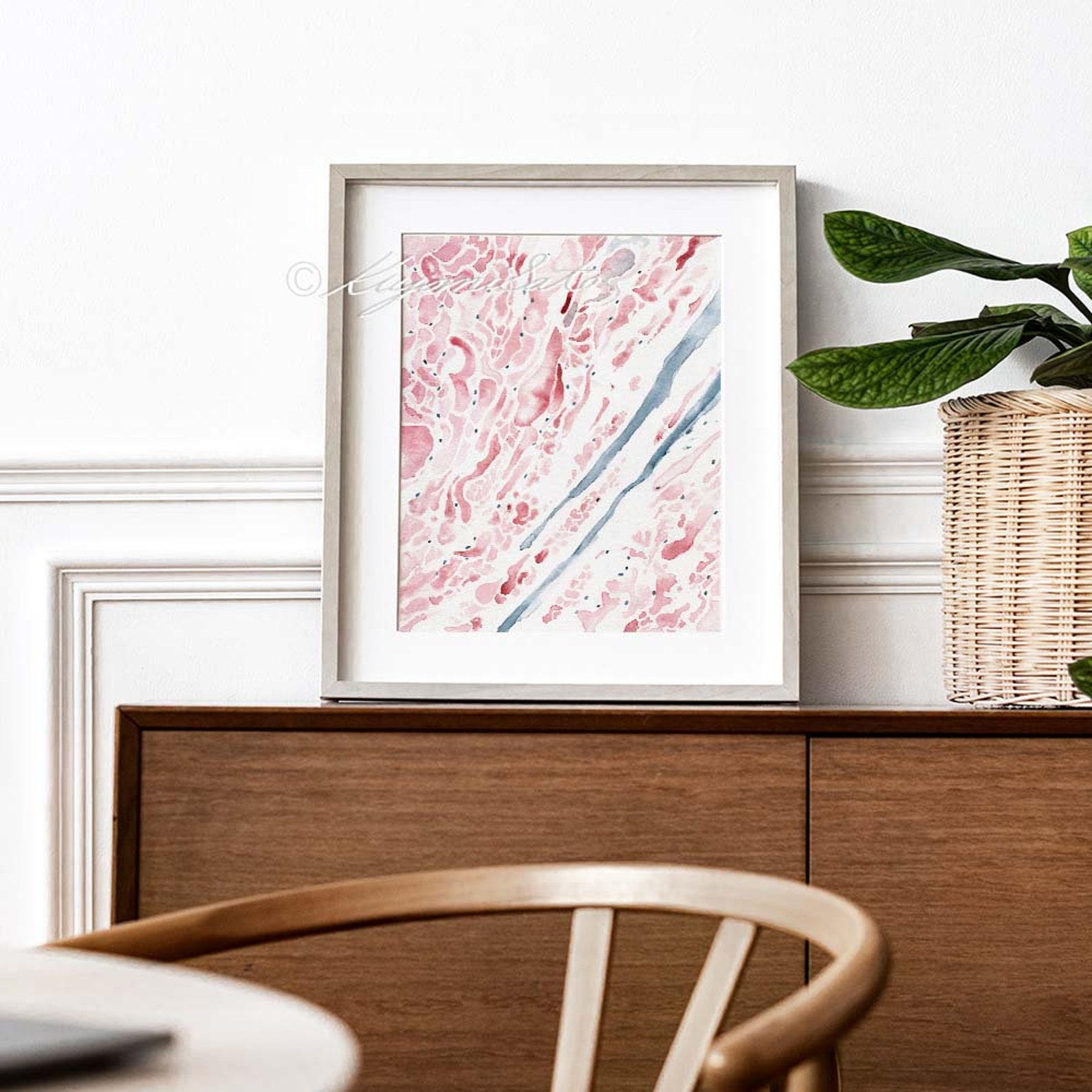Connective Tissue Art Collagen Bundle Histology Art Science - Etsy