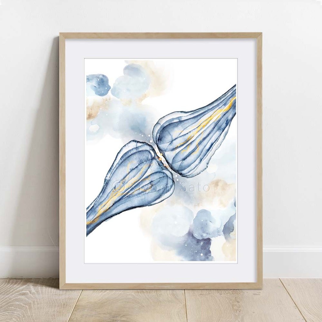 Synaptic Cleft, Synapse Watercolor Art, Science Wall Decor, Biology ...