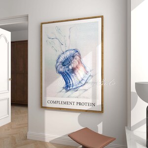 Complement Protein Innate Immunity Art Print Microbiology - Etsy