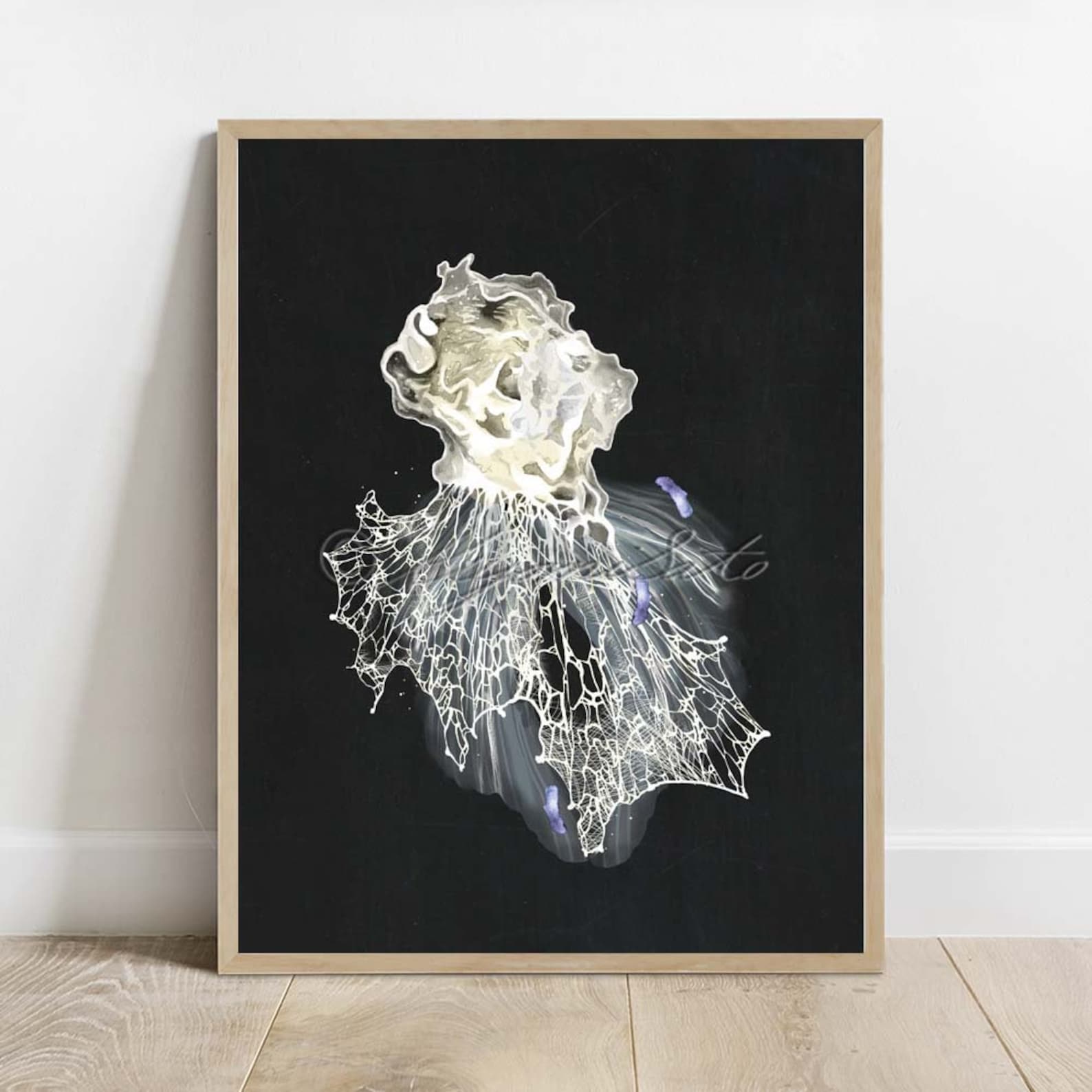 Neutrophil Extracellular Traps, Science Art Print, Biology Wall Decor ...