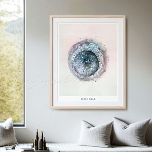 Mast Cell Innate Immunity Art Print White Blood Cell Cytology ...