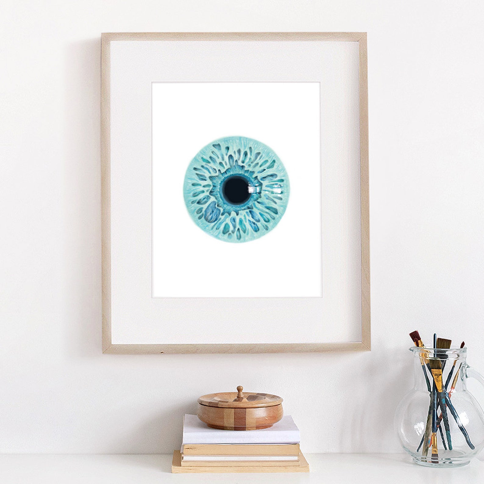Iris Art Eye Biology Poster Science Art Print Ophthalmology - Etsy
