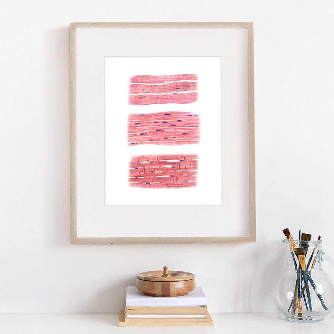 Muscle Cells Biology Poster Science Art Print Smooth - Etsy