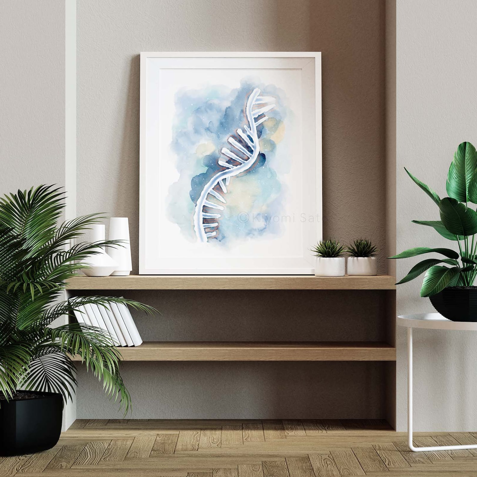 RNA Abstract Art Genetics Poster Molecular Biology Print - Etsy