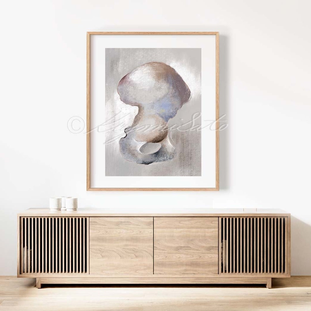 Ilium Bones Abstract Art Rust Color Orthopedics Art Poster, Physical ...
