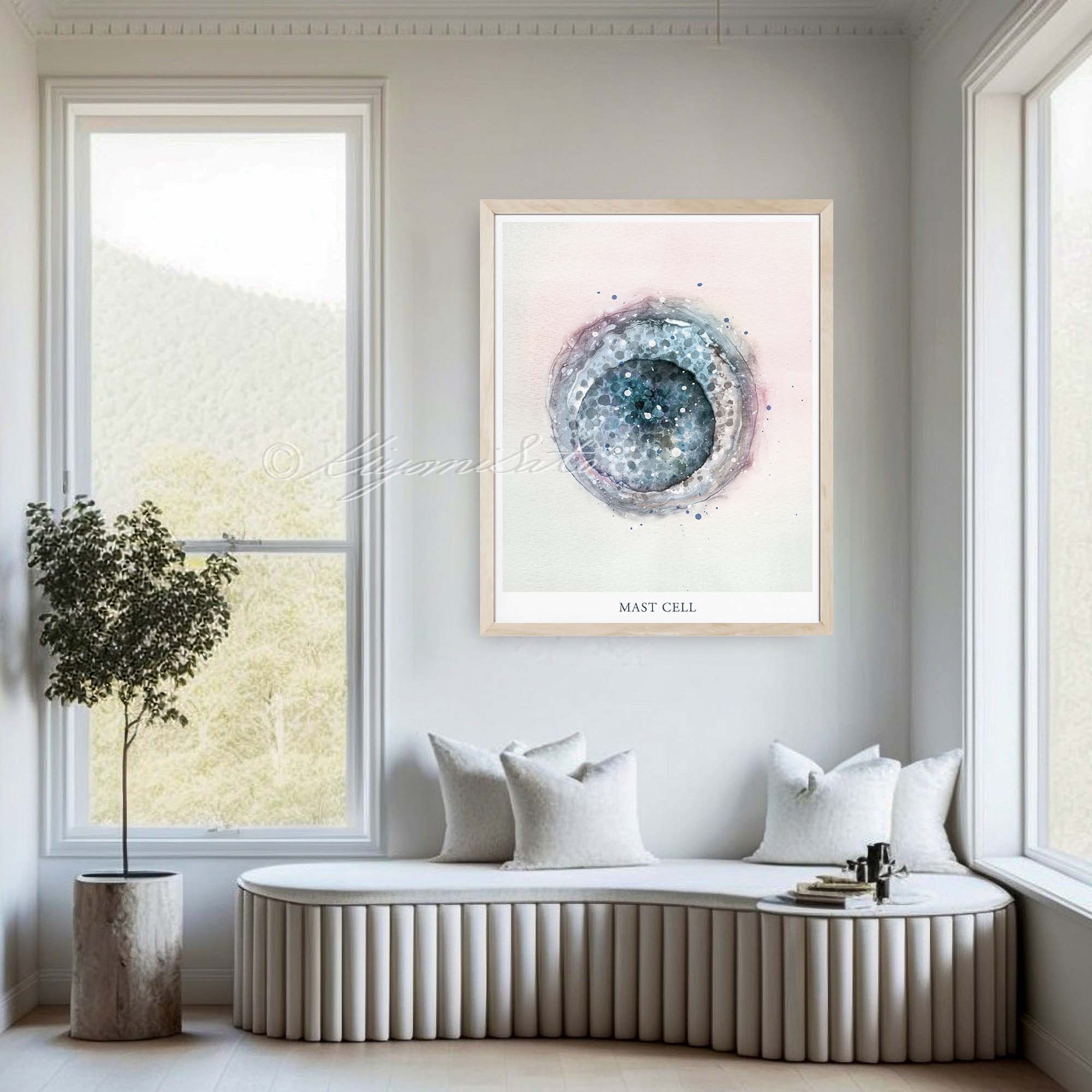 Mast Cell Innate Immunity Art Print White Blood Cell Cytology ...