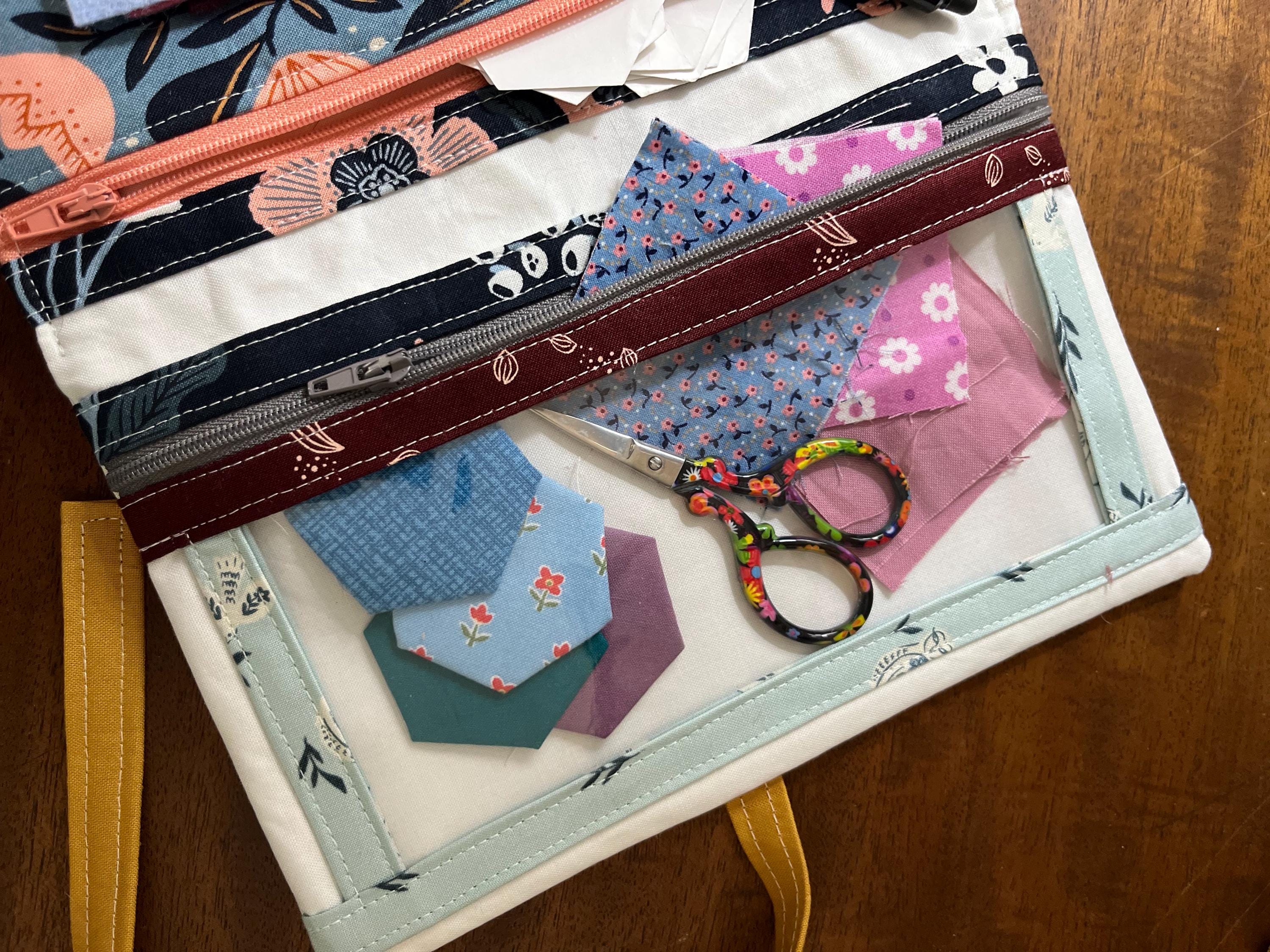 Sewing Case, Make and Go Pouch, Sewing Folio, Folk & Lore Fabrics - Etsy