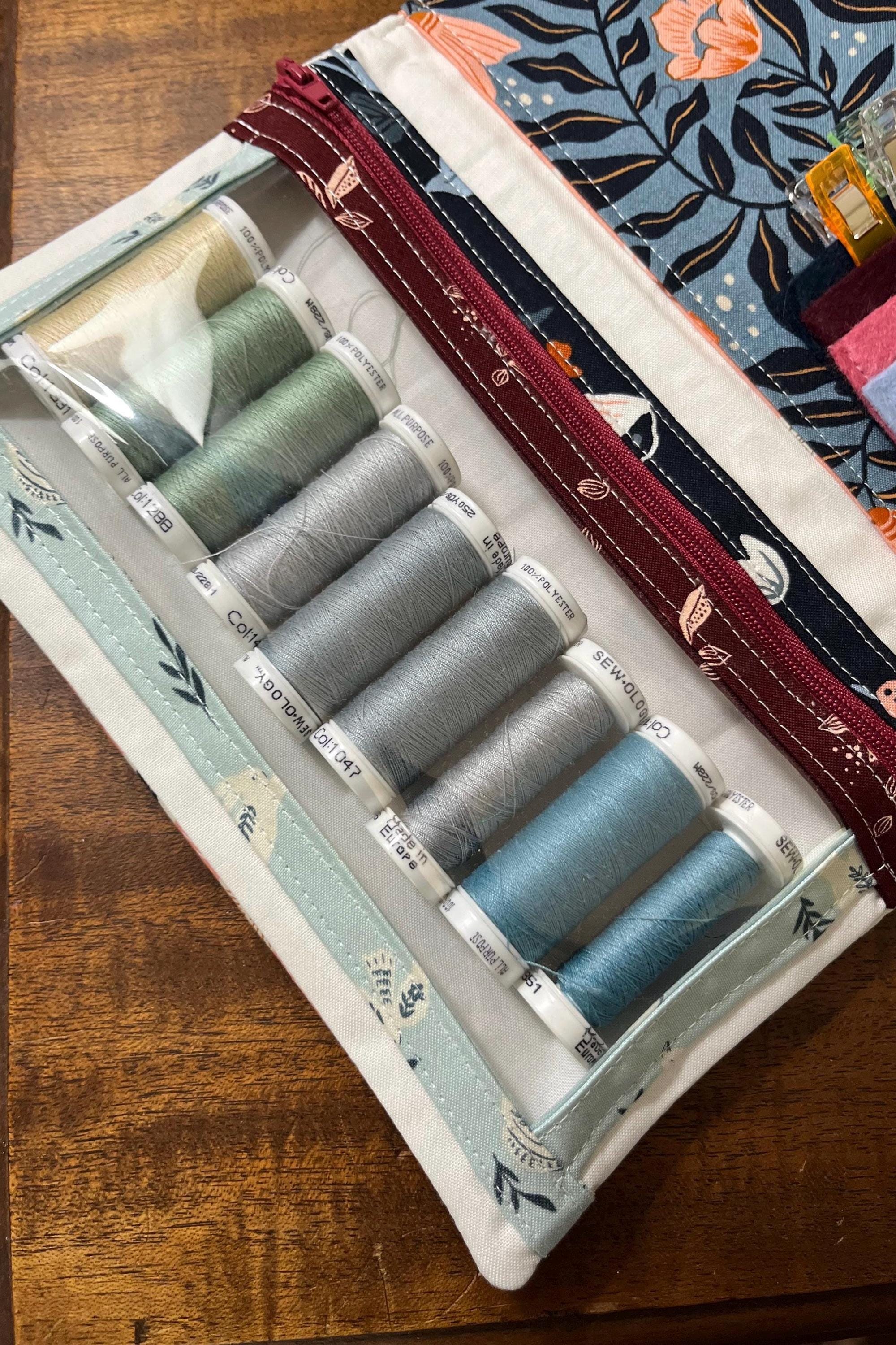 Sewing Case, Make and Go Pouch, Sewing Folio, Folk & Lore Fabrics - Etsy
