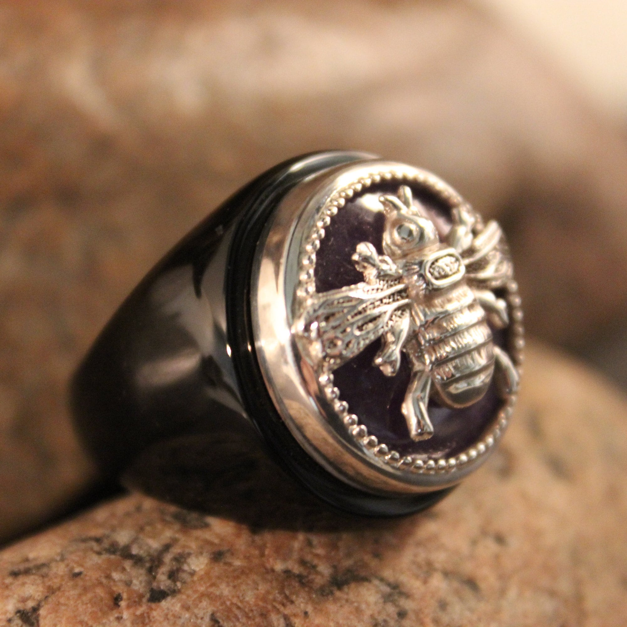 Mens Silver Ring Heavy 19.4 Grams Size 10 Vintage Sterling Silver ...