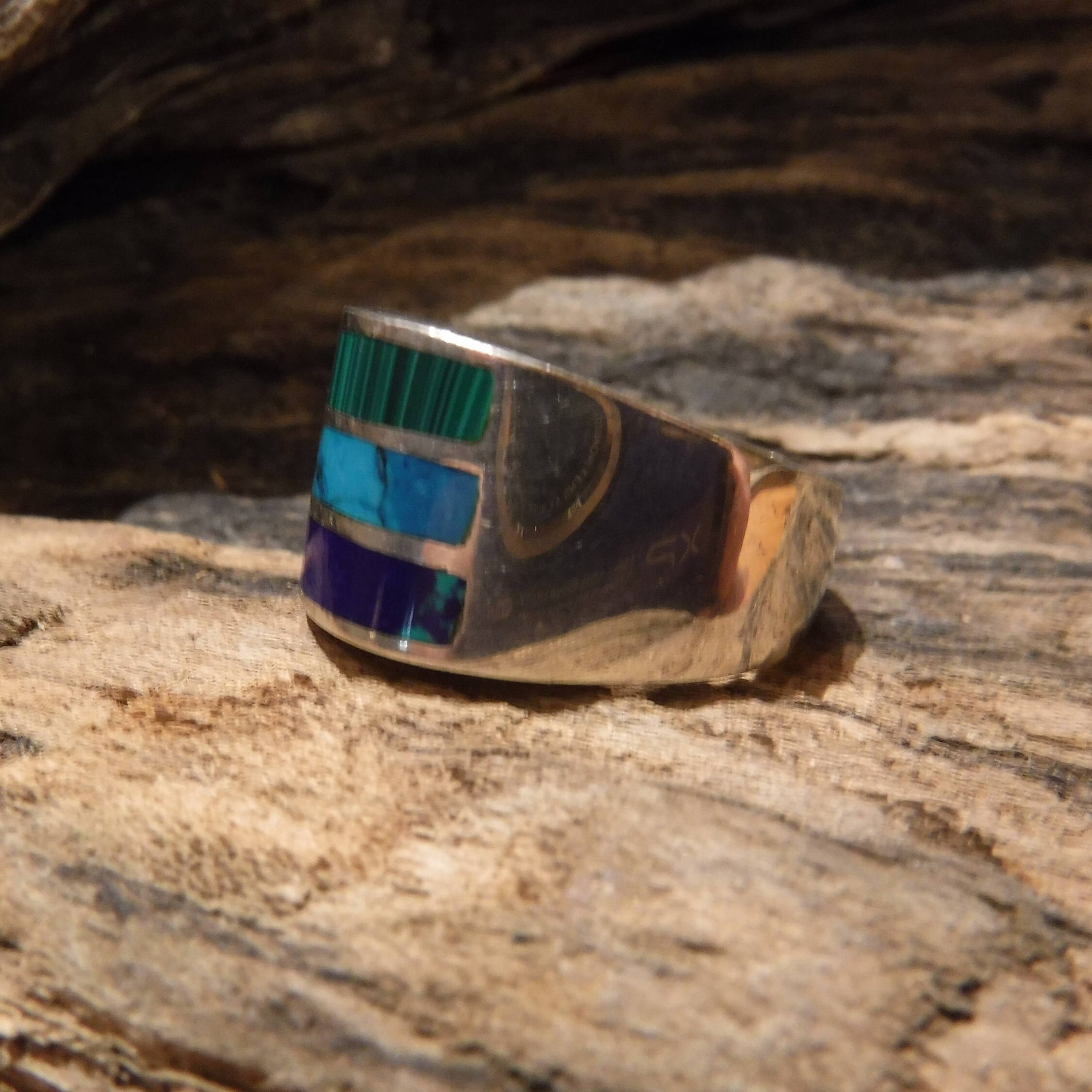 Mens Large Sterling Mexican 925 Ring Native Heavy 13.9 grams Size 8 ...