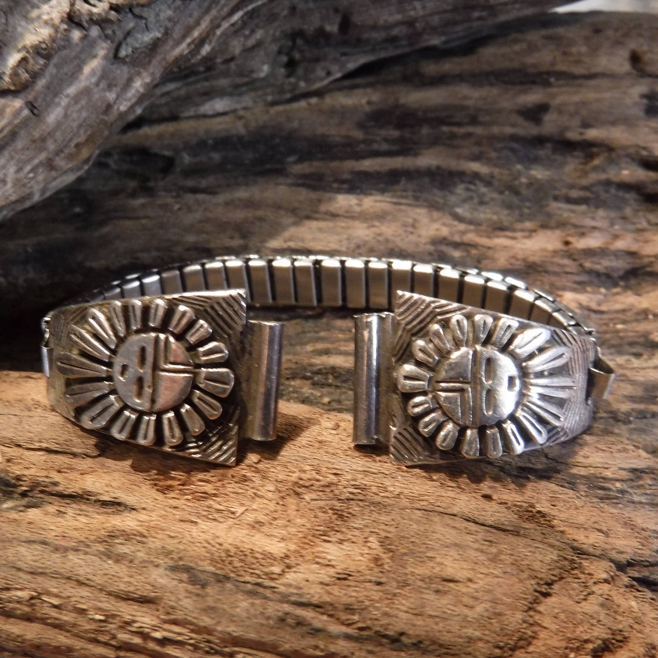 Vintage Native American Watch Tips Navajo Vintage Sterling Silver Watch ...