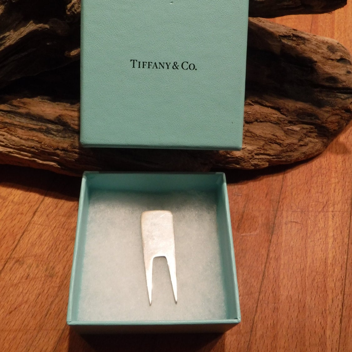 Authentic Tiffany & Co Sterling Silver Golf Divot Repair Tool With Box ...