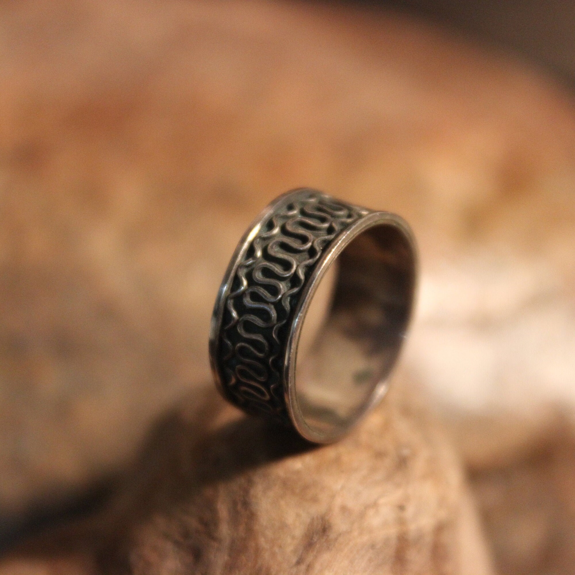 Silver Viking Ring Sterling Viking Silver Band Ring Norse Ring Celtic ...