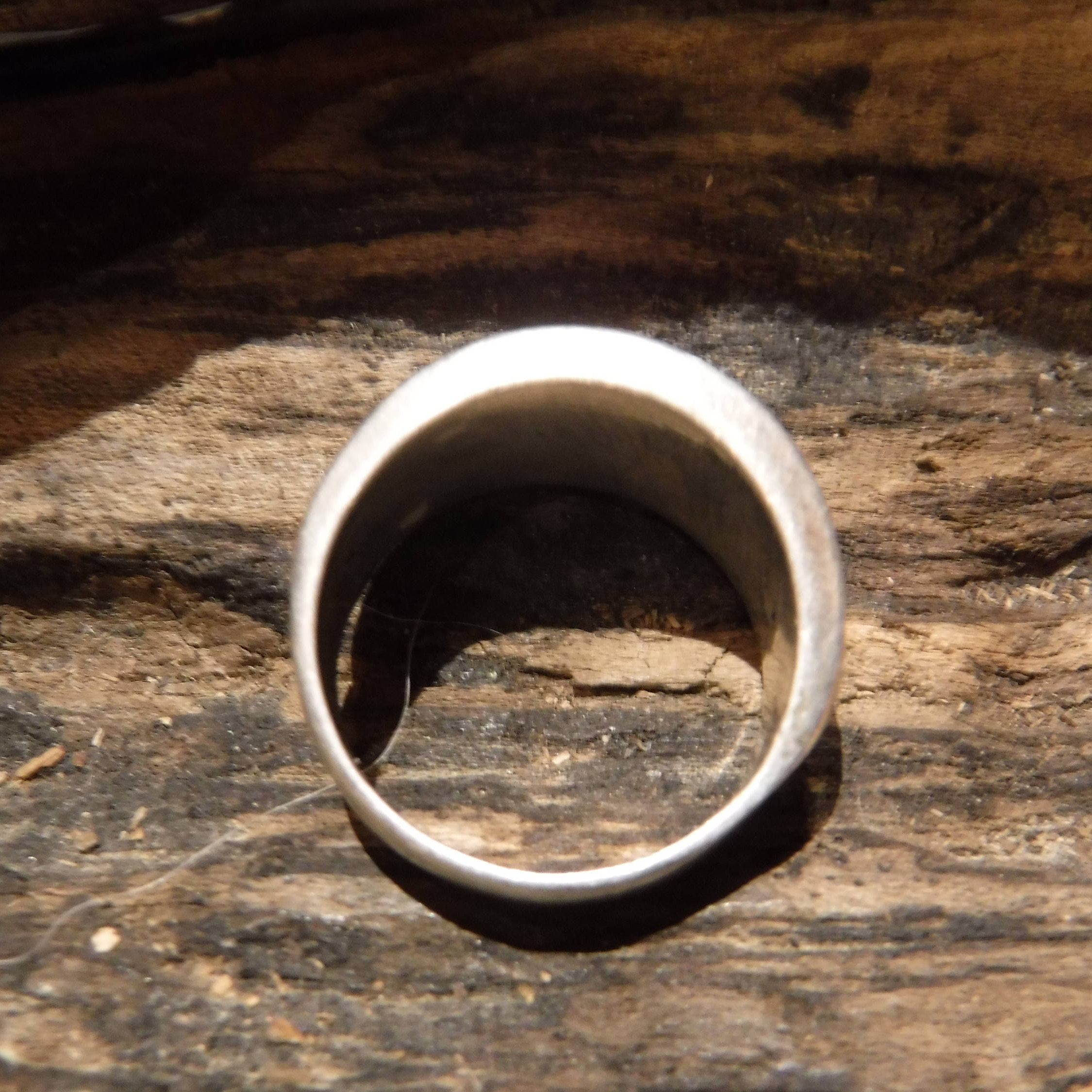 Vintage Sterling Mens Ring Wolf Ring Navajo Native American Signed Ring ...