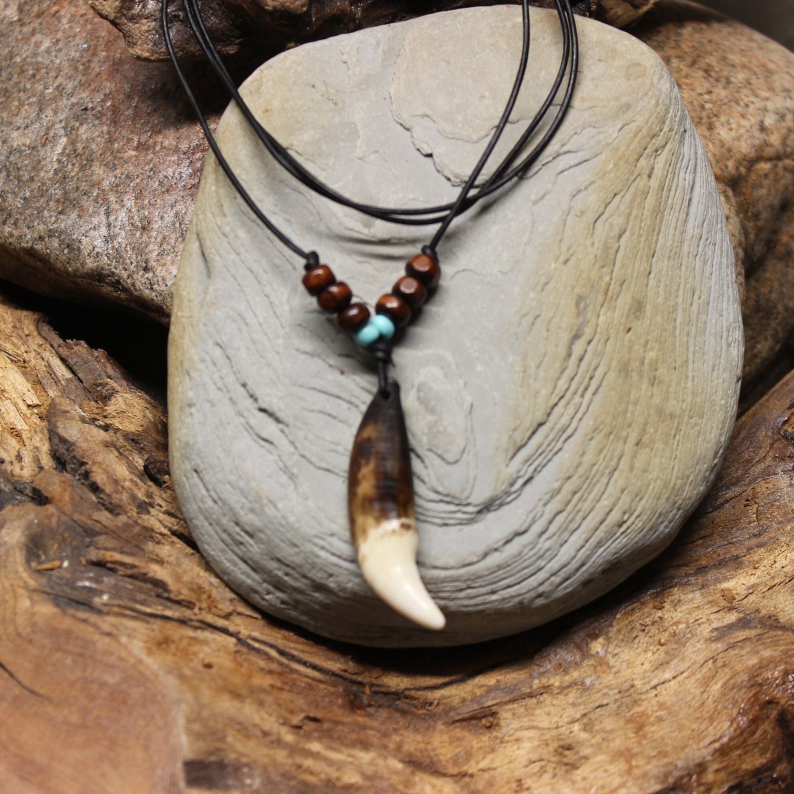 Large Wolf Tooth Necklace Wolf Teeth Necklace Wolf Necklace - Etsy