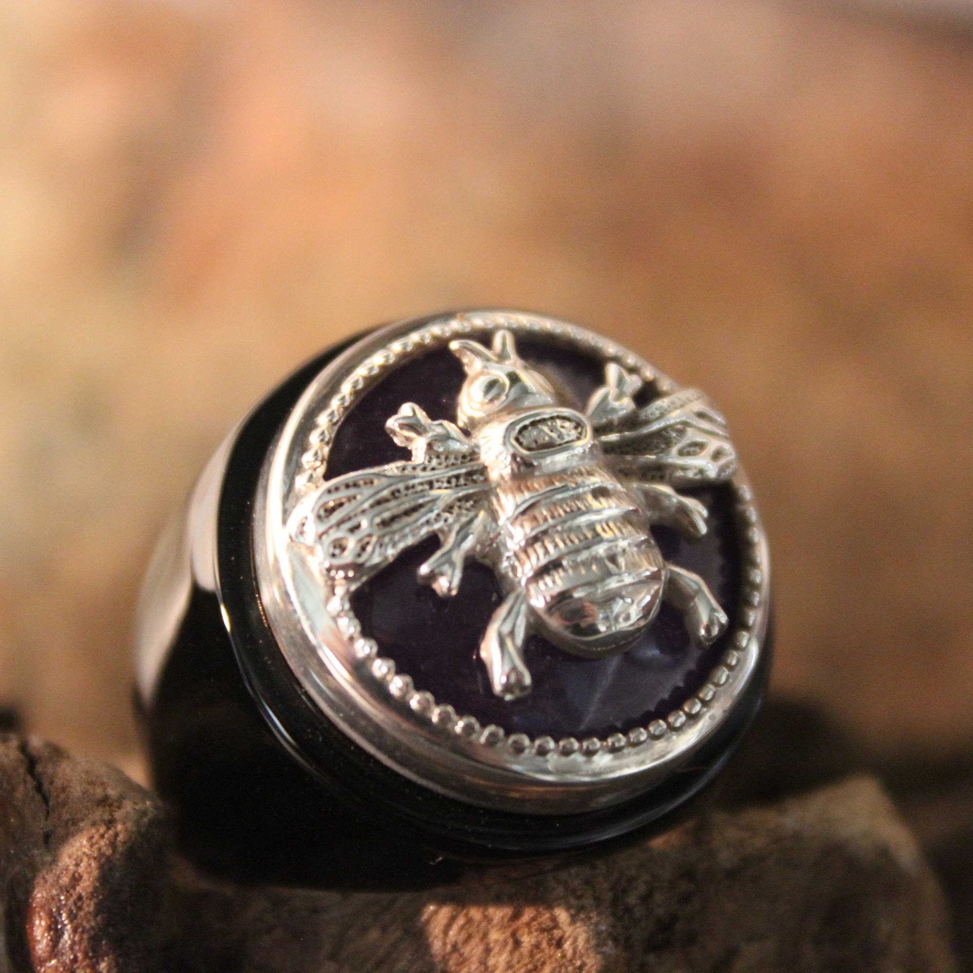 Mens Silver Ring Heavy 19.4 Grams Size 10 Vintage Sterling Silver ...