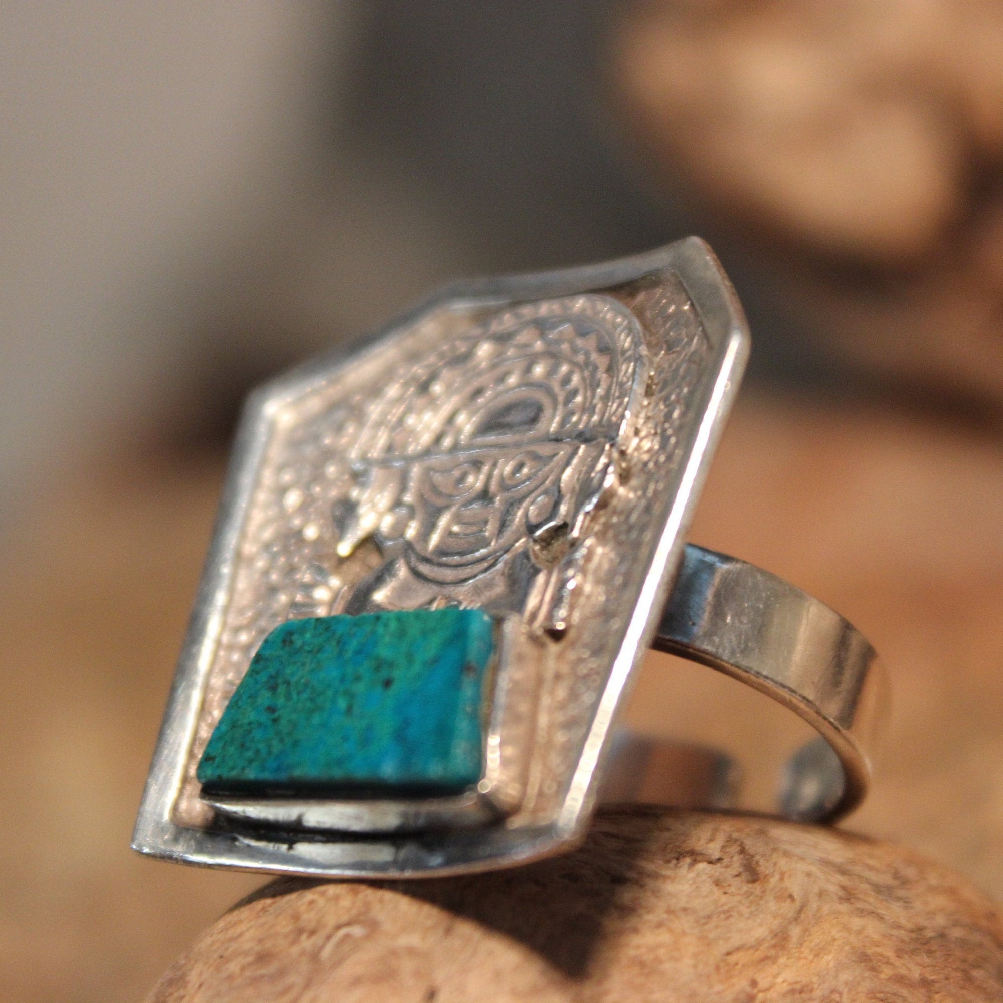 Sterling Tumi Vintage Ring Peruvian Silver Ring Mens Vintage Ring 10.5 Grams Size 8 Adjustable ...