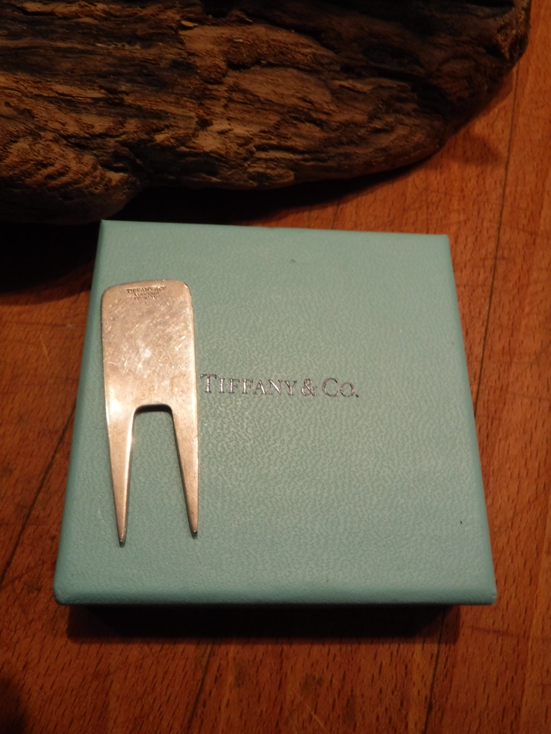 Authentic Tiffany & Co Sterling Silver Golf Divot Repair Tool With Box ...