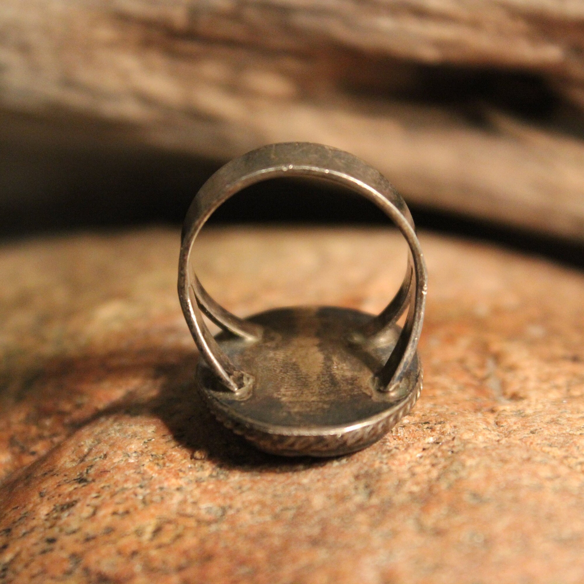 Large Vintage Sterling Silver Ring Mens Vintage Rings 10.1 Grams Size ...