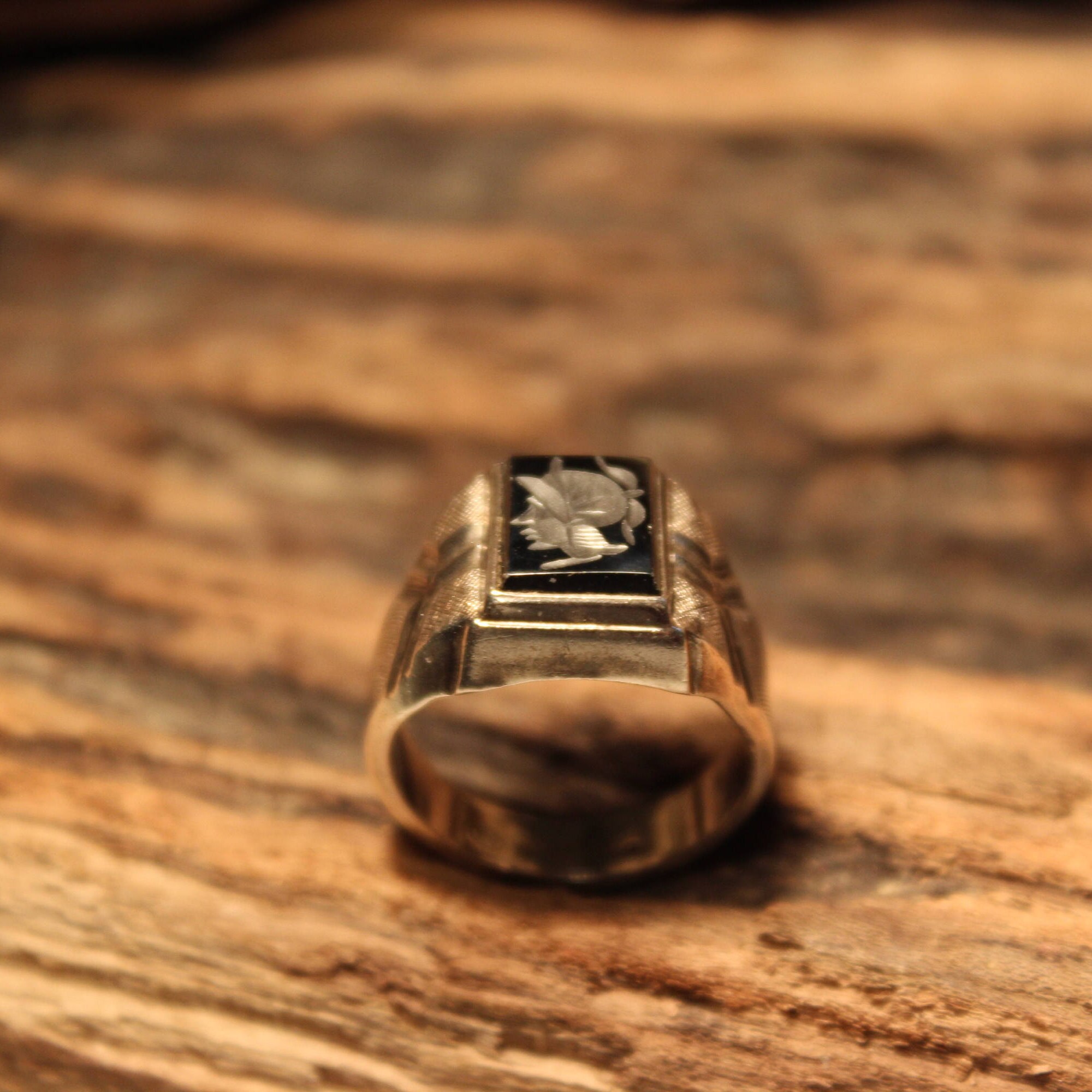 Mens Silver Rings Roman Soldier Ring Size 8 Vintage Sterling Silver 925 ...