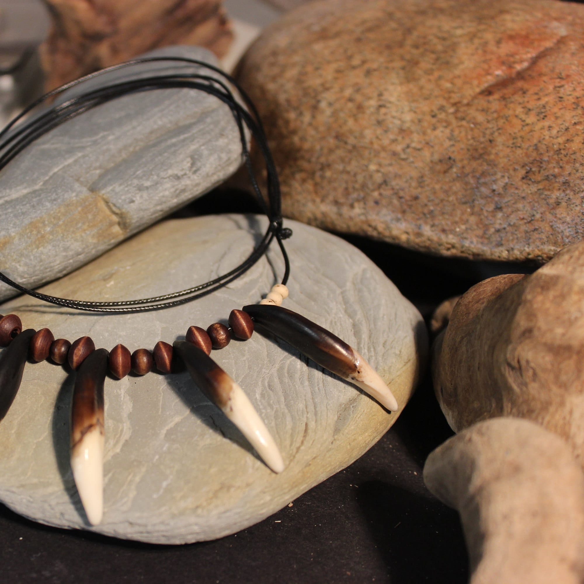 Large Wolf Tooth Necklace Wolf Teeth Necklace Wolf Necklace Wolf Tooth ...