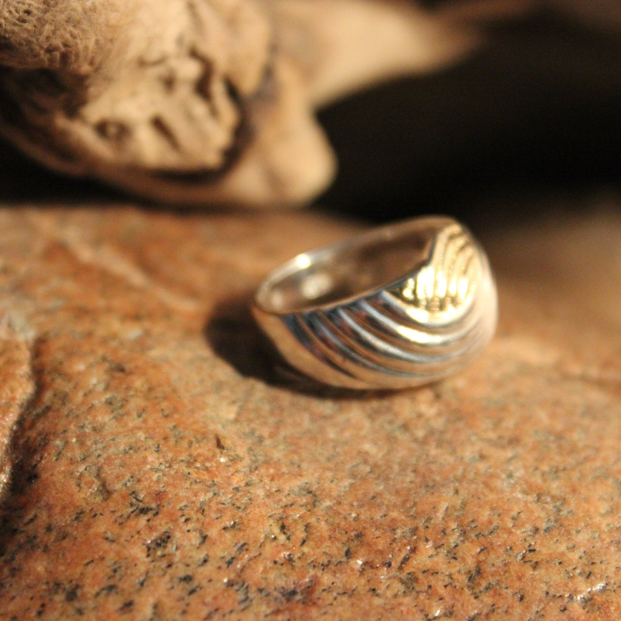 Vintage 1970's Gold & Silver Ring 8.7 Grams 14K Gold Fill Sterling Ring ...