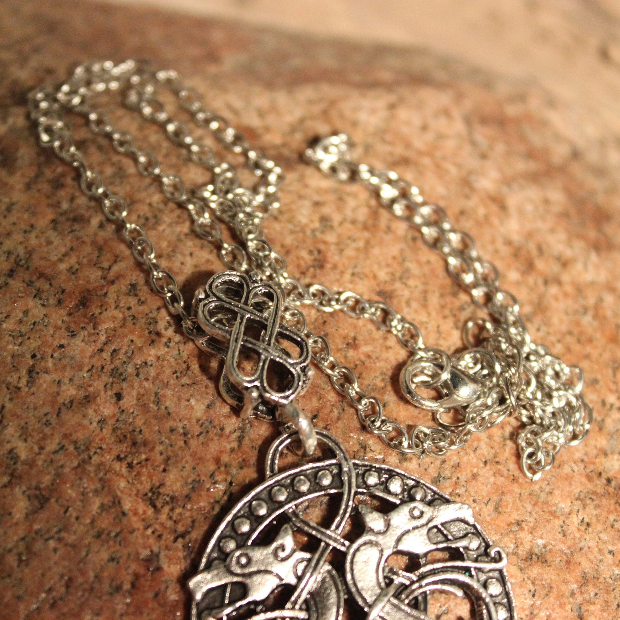 Odin Norse Viking Celtic Knots Dragon Pendant Necklace Nordic Pendant ...