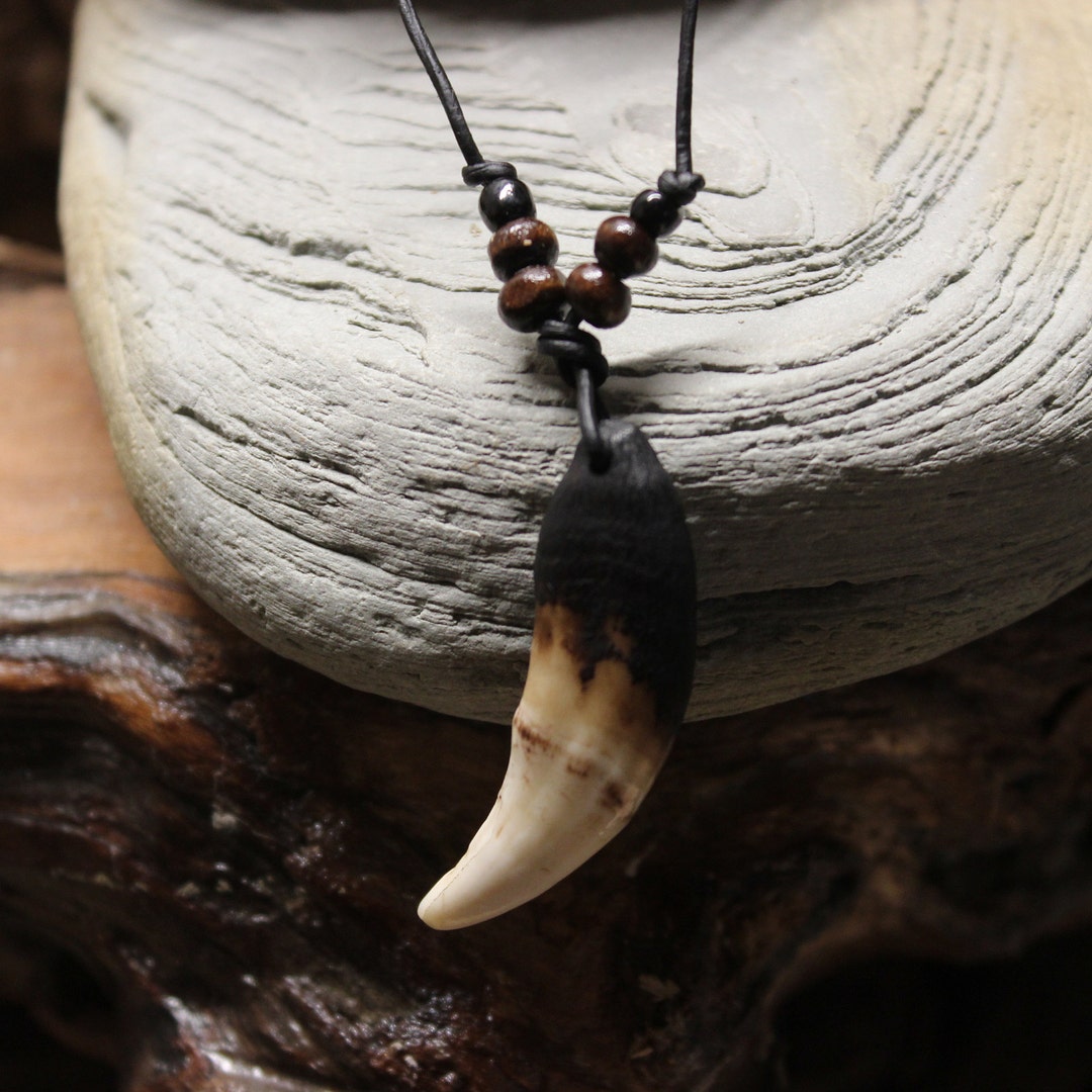 Large Wolf Tooth Necklace Wolf Teeth Necklace Wolf Necklace - Etsy
