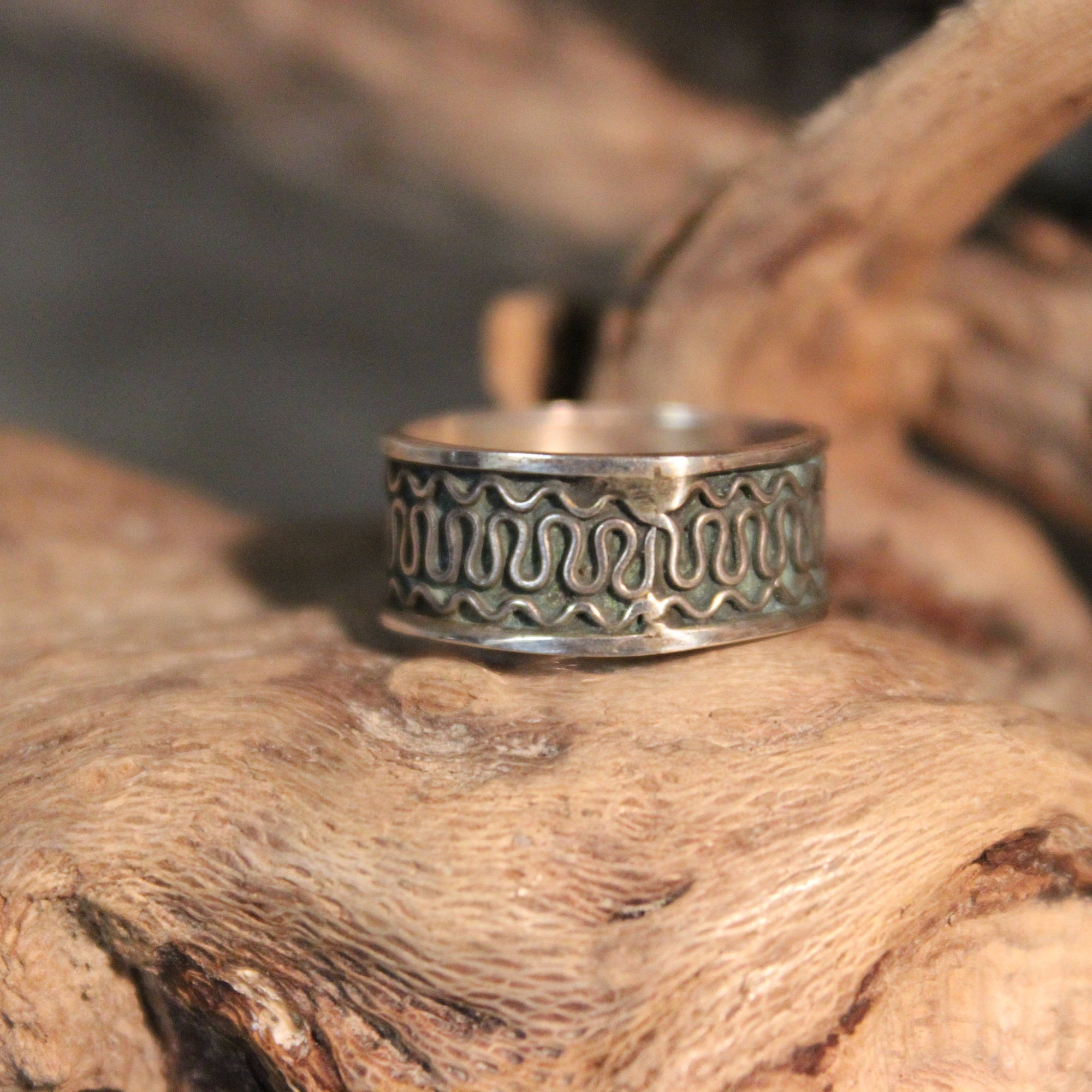 Silver Viking Ring Sterling Viking Silver Band Ring Norse Ring Celtic ...